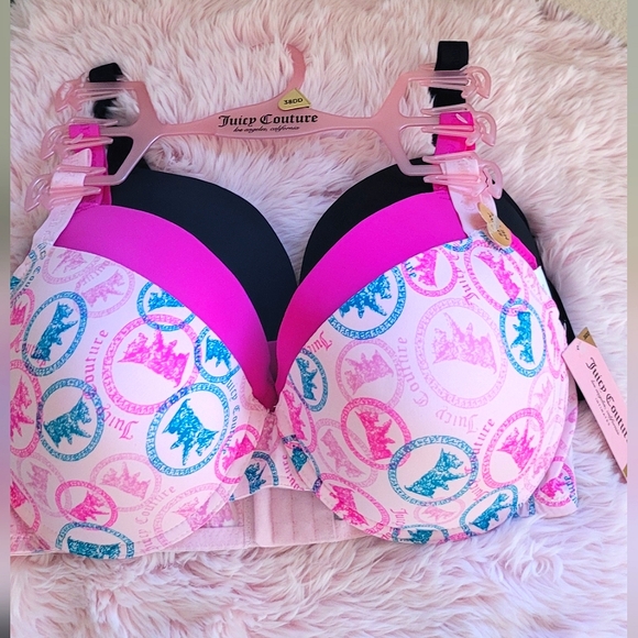 Juicy Couture | Intimates & Sleepwear | Juicy Couture Set Of 3 Bras ...